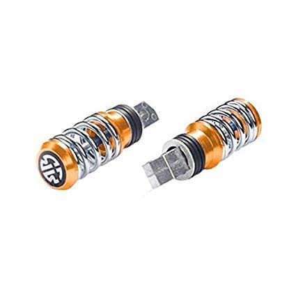 Spring Type Metal Bike Foot Rest Multicolour (Pack of 2) for Bajaj Ct ...