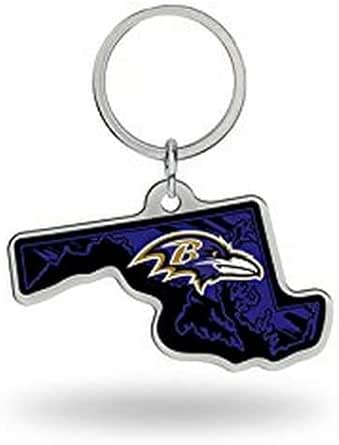Amazon.com : Rico Industries NFL Football Baltimore Ravens State Shape ...