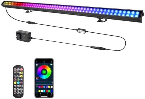 Amazon.com: 60W RGB Stage Wash Light Bar - 108LEDs DJ Light Bar by ...