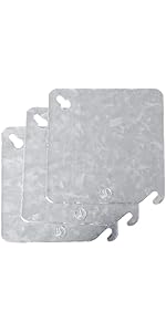 Amazon.com: Qlvily 4 Packs 4-Inch Square Mud-Ring for 2 Device, Square ...
