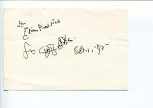 Amazon.com: Sports Memorabilia Joseph Cotten Citizen Kane Shadow of a ...