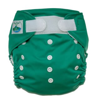 Amazon.com : Tiny Tush Elite Pocket Diapers 1.1 Aplix (Kelly Green ...