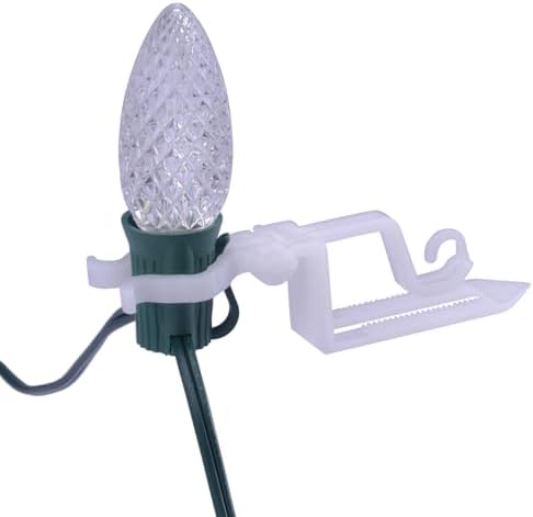 Amazon.com: Novelty Lights 25 Pack All In One Christmas Light Clip ...
