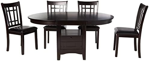 Amazon.com - Coaster Furniture Lavon 5-Piece Storage Counter Table ...
