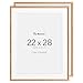 Amazon.com - 22x28 Picture Frames for Wall, Oak Wood Poster Frames ...