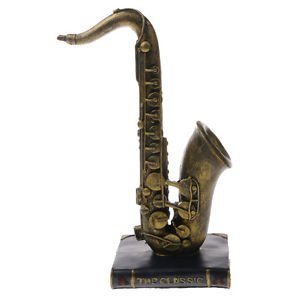 Buy Vintage Saxophone Sax Shapes Model Resin Crafts Home Decor ...