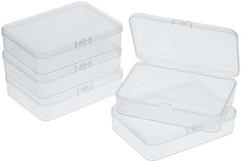 Amazon.com: 5 Pcs Mini Plastic Storage Containers Box with Lid, Small ...