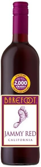 Barefoot Jammy Red Wine 75cl Bottle… : Amazon.co.uk: Grocery