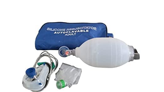 SHETHNA Manual Resuscitator Ambu Bag - with Self Inflating Bag, Face ...