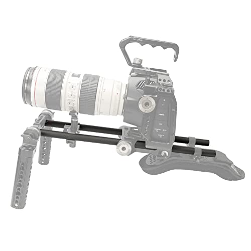 NICEYRIG 15mm Carbon Fiber Rods 16″/40cm 15mm Rod Rail Support System ...