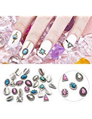 Amazon.com : QIMYAR Mix 100pcs/lot Japanese Type Nail Art Tips Retro ...