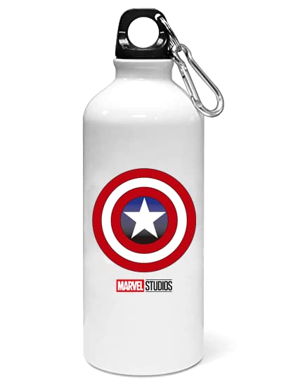 Pooja outlets Captain America shield Printed Sipper Bottles For ...