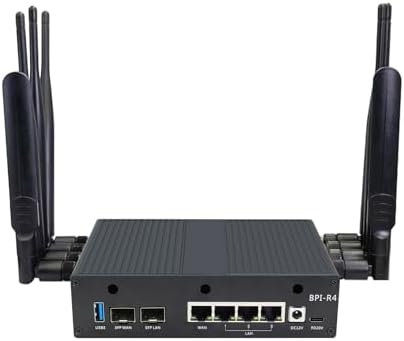 Amazon.com: BPI-R4 OpenWRT Router WiFi 7 Version - 4GB RAM 8GB ROM ...