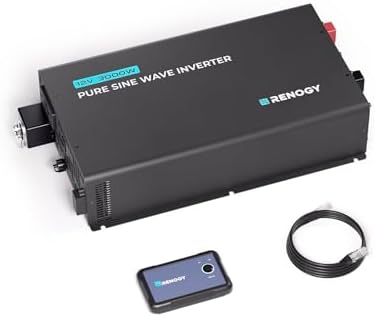 Amazon.com: Renogy REGO 3000W Pure Sine Wave Inverter Charger w/LCD ...