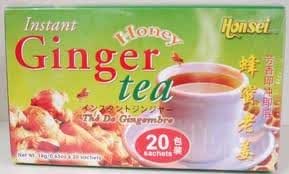 Amazon.com : Honsei Instant Ginger Honey Tea (20 Sachets) 18g X 2packs ...