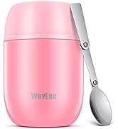 WayEee Food Flask, Food Flask for Hot Food Stainless Steel Food Jar ...