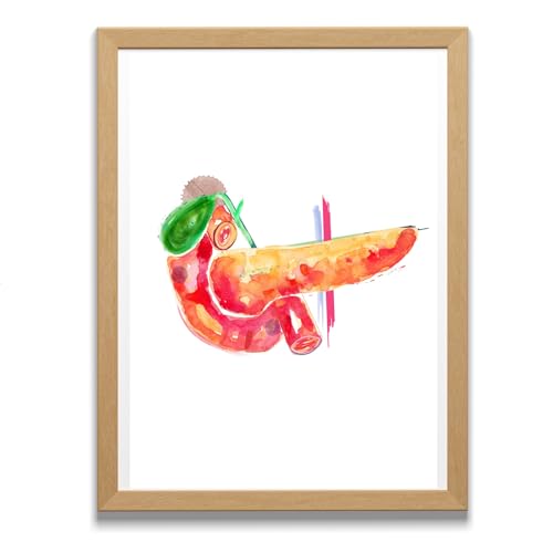 Amazon.com: Pancreas Anatomy Art, Gastroenterology Wall Art, Anatomy ...
