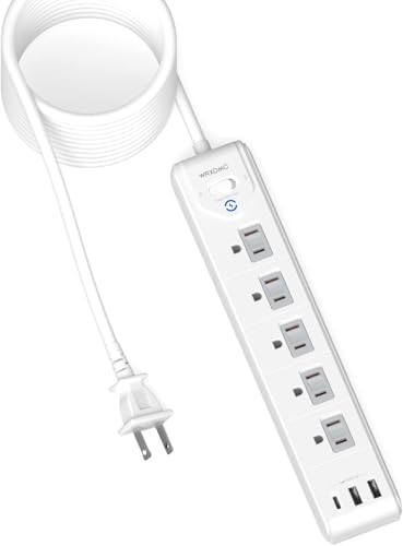 Amazon.com: WRXDMC 2 Prong Power Strip, 2 Prong to 3 Prong Outlet ...