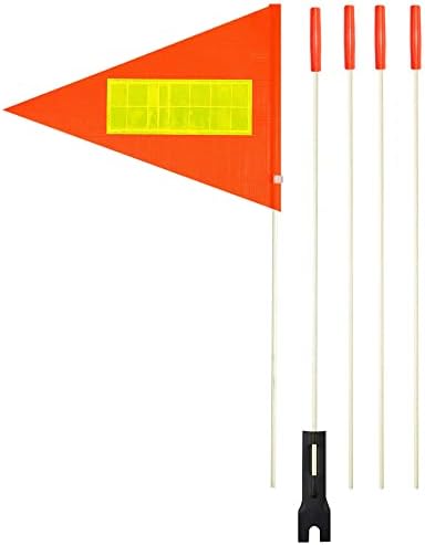 Amazon.com : Bike Flags with Pole for Safety 2 Set Bicycle Safety Flag ...