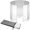 SOLEADER Tall Stove Windscreen-Gas Burner Windshield- Utralight Compact ...