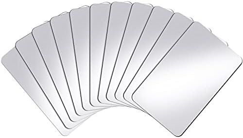 Amazon.com: Q-BICS Flexible Adhesive Mirror Sheets 6" X 9" Soft Non ...