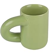 Amazon.com | Koythin Ceramic Coffee Mug with Saucer Set, Cute Creative ...
