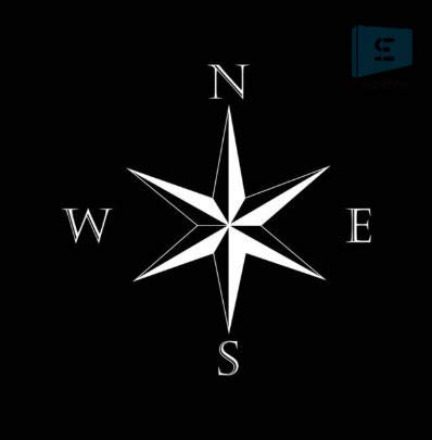 SIGN EVER NSWE Compass Car Stickers Exterior and Decals Sides Bonnet ...