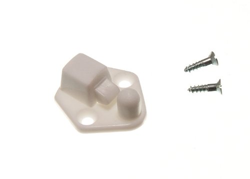 PEGLOCK Catch PEG Lock Latch White with Screws (Pack of 12) : Amazon.co ...