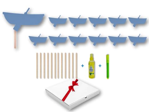 Paper Craft kit (Set of 12) for Kids|Readymade Boat Design and Multi ...