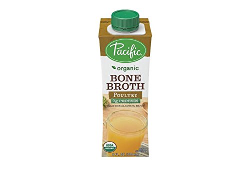Amazon.com : Organic Bone Broth, Poultry by Pacific Foods, 8oz Cartons ...