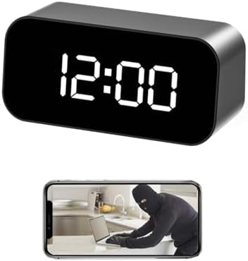 Amazon.com : LIBREFLY Full HD 1080P Camera Clock - WiFi Mini Discreet ...