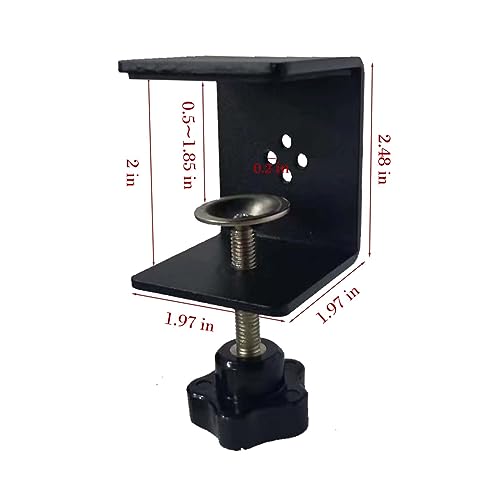 Jhanw 6 Pcs C Clamps 2 Inch C Brackets Metal Clamp Heavy Duty ...