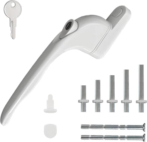 BRITECO Universal UPVC Window Handle - Multi-Position, Lockable With ...