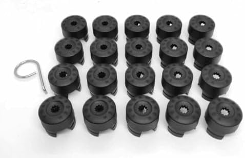 Partsdealers WHEEL NUT BOLT COVERS CAPS FOR VW TRANSPORTER T5 T5.5 ...