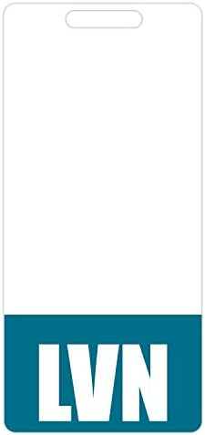 Amazon.com : LVN Badge Buddy (Teal) - Vertical Heavy Duty Badge Tags ...