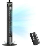 Amazon.com: Simple Deluxe 36 Inch Oscillating Tower Fan for Bedroom, 3 ...