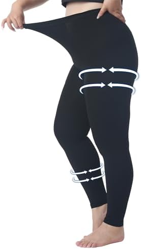 Amazon.com: Plus Size 5XL Medical Compression Pantyhose for Women & Men ...