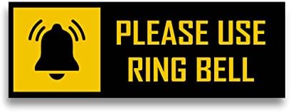 Please Use Ring Bell Sign Stickers For Home Clinic Office Shops Self ...