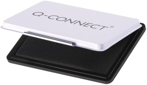 Q-Connect Large Stamp Pad Black KF15440 : Amazon.co.uk: Stationery ...