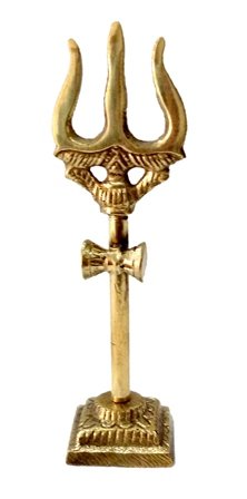 Vyomshop Trishul Small Decorative Collectible, 1.4" x 1" x 4" : Amazon ...