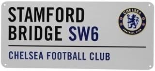 Chelsea Football Club Metal Street Sign, Stamford Bridge Street Sign ...