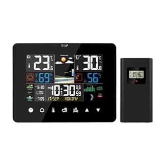 Weather Station Touch Screen Table Moon Phases Tides Barometer ...