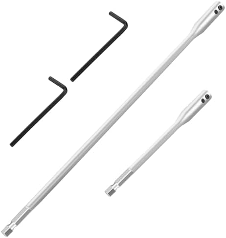 Hotop 4 Pieces 1/4 Extension Drill Bit Set Wood Spade Drill Bit ...