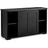 Amazon.com: DORTALA Buffet Sideboard Cabinet, Wood Kitchen Storage ...