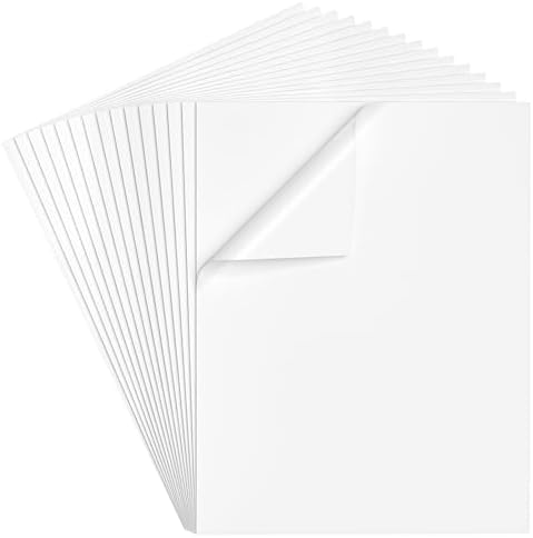 Amazon.com: HTVRONT Sublimation Sticker Paper - 20 Pcs Matte White ...