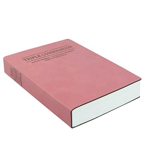 Amazon.com: LDS Scriptures Basic Pink Leatherette Triple Combination ...