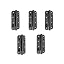 Emuca - Invisible Hinge for Access Doors, Set of Two Invisible Hinges ...
