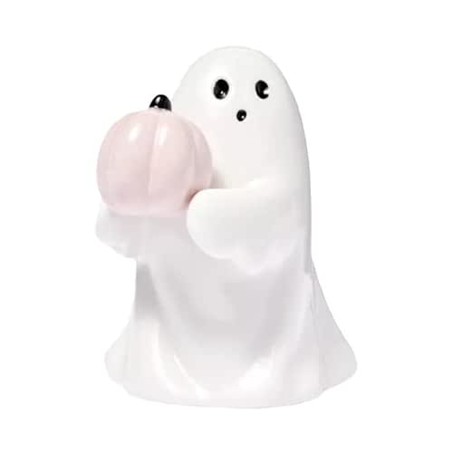 Amazon.com: Ceramic Ghost Figurine Decor - 2Packs Small Halloween Ghost ...