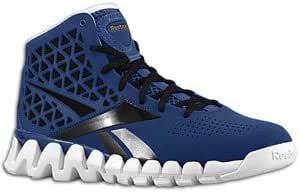 Amazon.com | Reebok Mens Basketball Shoes ZIGTECH ZIG SLASH Blue/Black ...