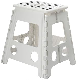 Folding Step Stool – Compact and Lightweight Two Tier Anti Slip ...